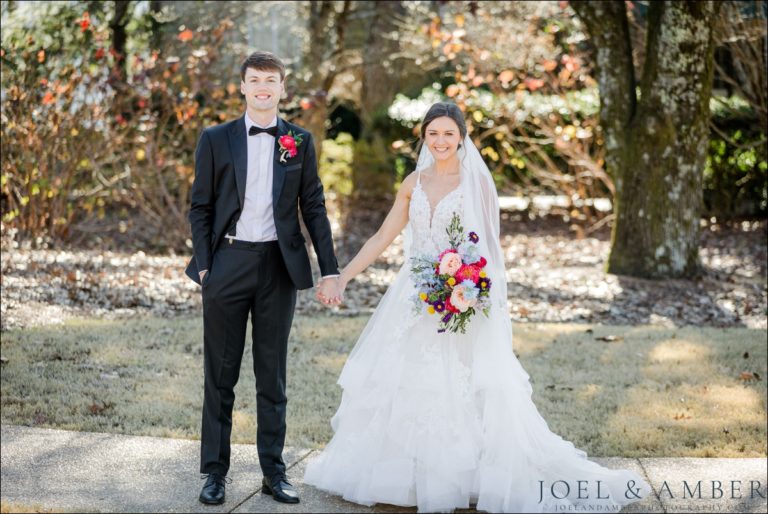 Olivia & Sam // Joyful Color Winter Burritt Wedding | Joel and Amber Photography