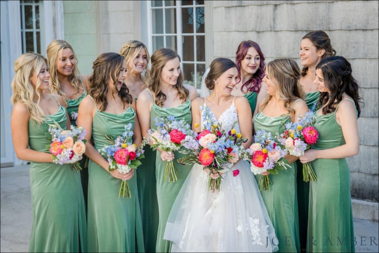 Olivia & Sam // Joyful Color Winter Burritt Wedding | Joel and Amber Photography