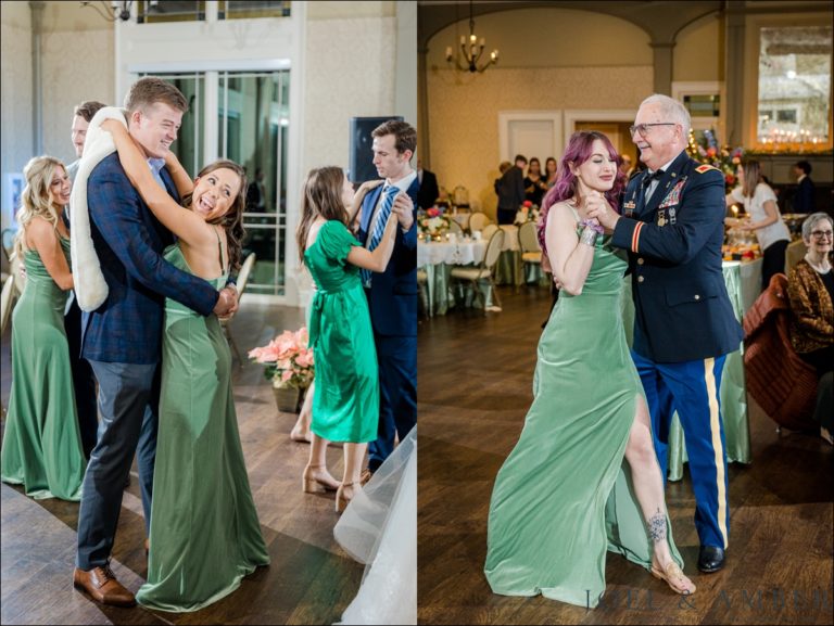 Olivia & Sam // Joyful Color Winter Burritt Wedding | Joel and Amber Photography