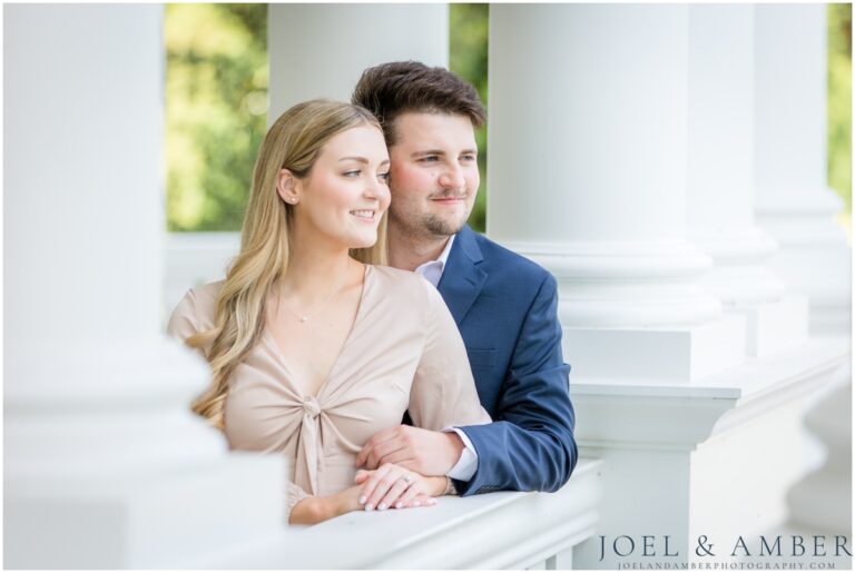 Morgan & Connor // Romantic Garden Engagement Session | Joel and Amber ...