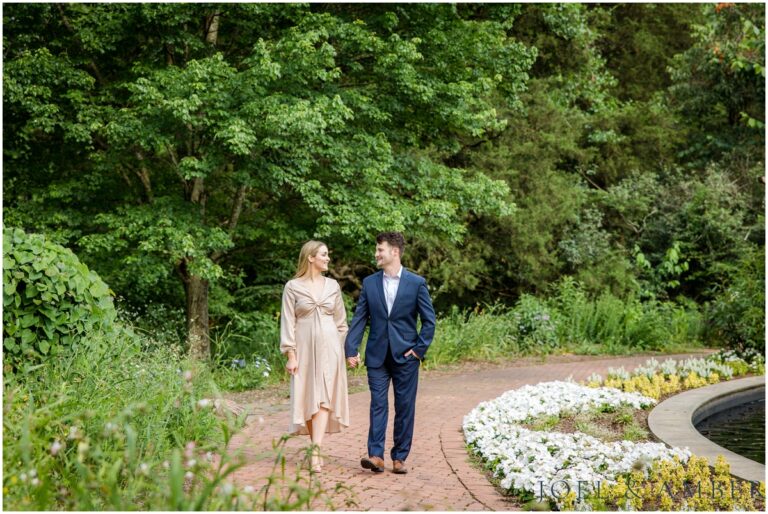 Morgan & Connor // Romantic Garden Engagement Session | Joel and Amber ...