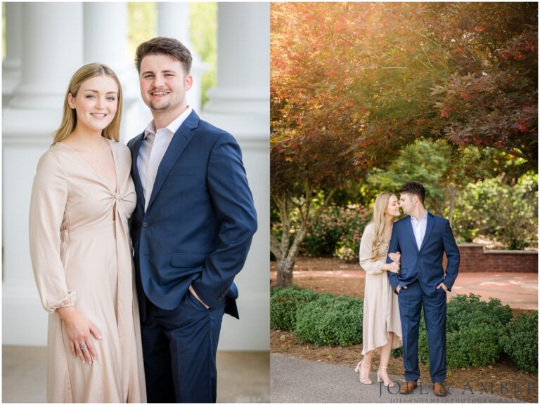 Morgan & Connor // Romantic Garden Engagement Session | Joel and Amber ...