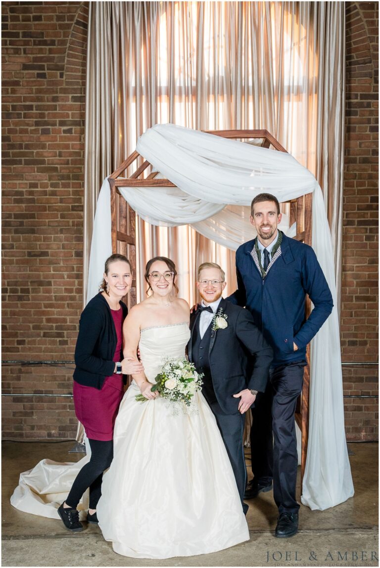 Madison & Drew // Black and White Winter Wedding | Joel and Amber ...