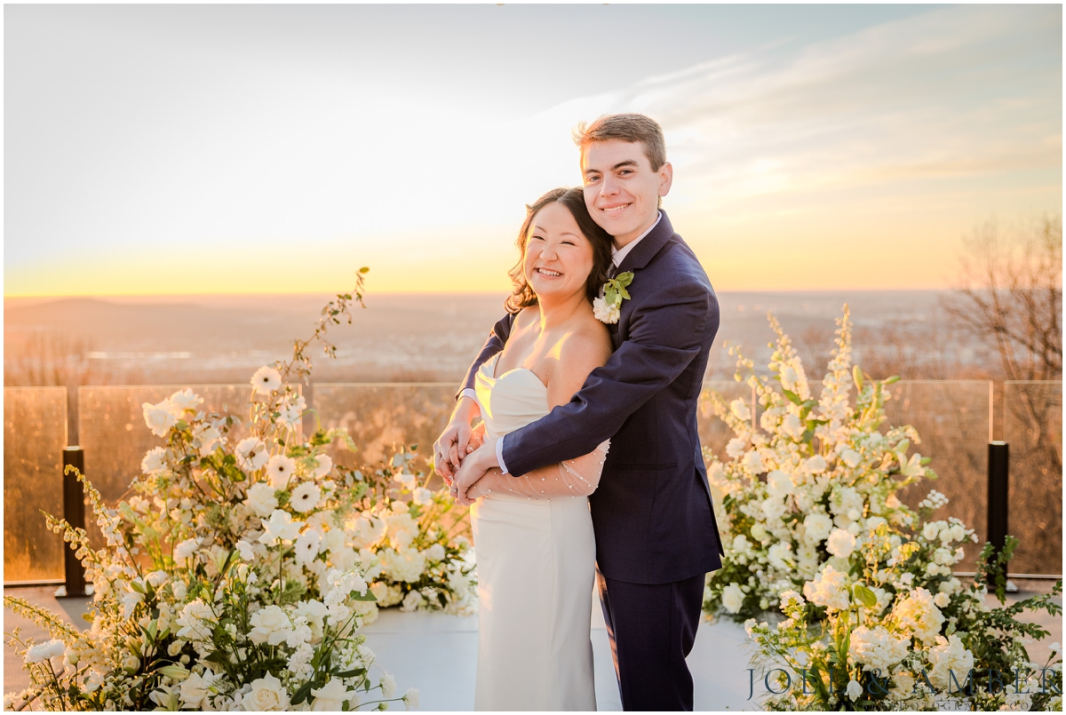 Ellie & Josh // Blue and White Burritt Winter Wedding | Joel and Amber ...